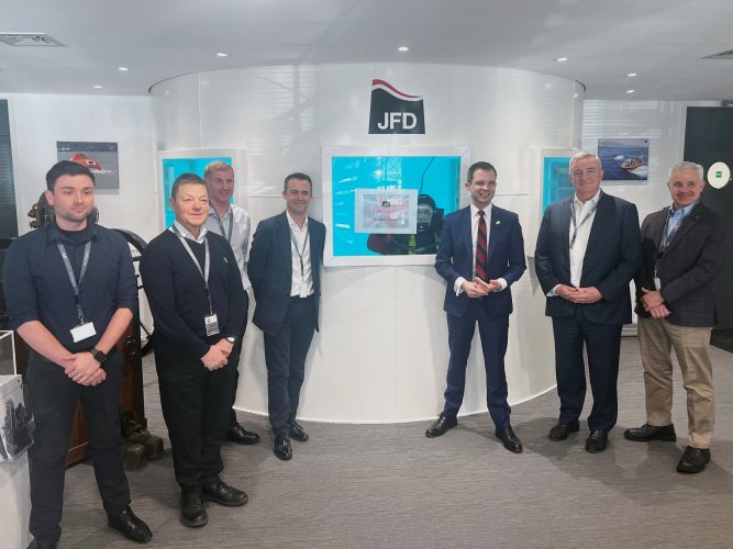 Andrew Bowie MP visits JFD Westhill to see a global success story in the underwater industry ...