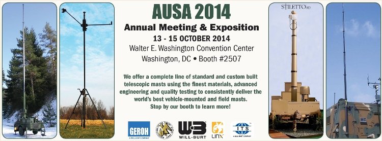 The Will-Burt Company will be exhibiting at the 2014 AUSA tradeshow ...