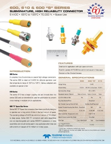 Teledyne Reynolds | Military Systems and Technology