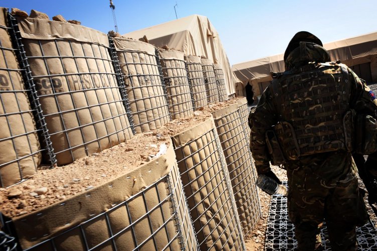 Earth Filled Barrier | Military Systems and Technology