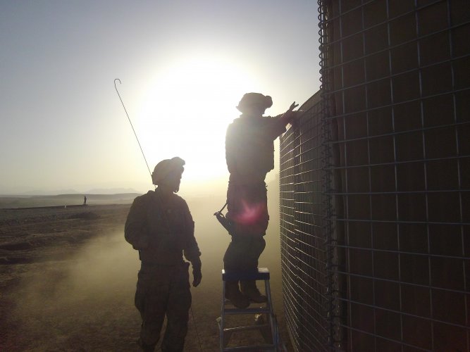 Earth Filled Barrier | Military Systems and Technology